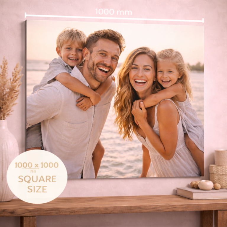 1000mm ×1000mm Square Custom Canvas - Custom Flair