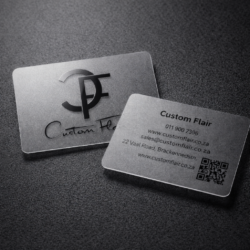 Signature PVC Business Cards (50 Single or Double sided) - Custom Flair