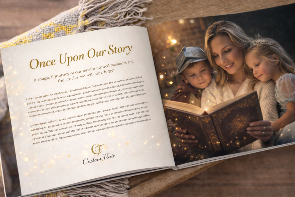 A4 Landscape/Portrait Hardcover Photobook (24 pages) - Custom Flair